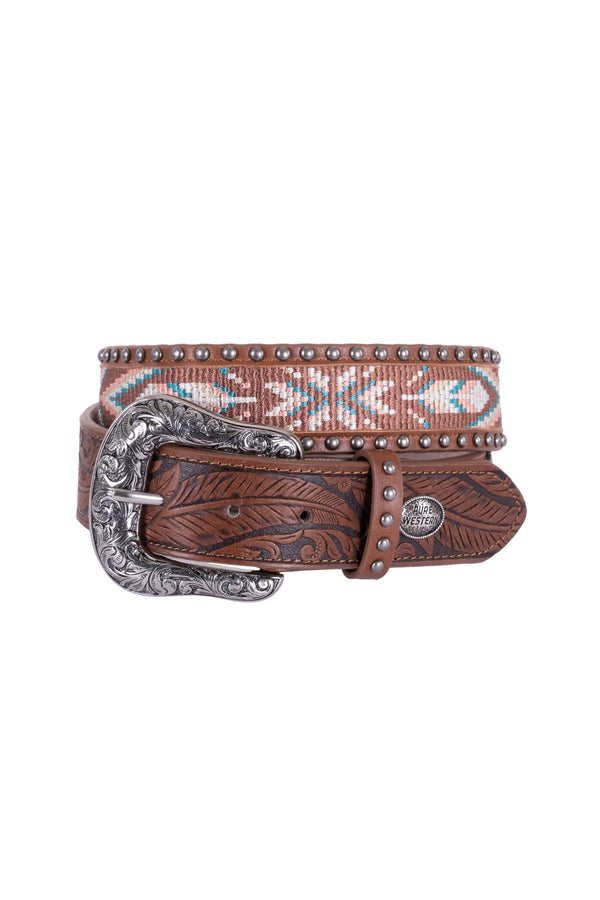 LIVVY BELT TAN XS - Edwards Saddleworld Toowoomba